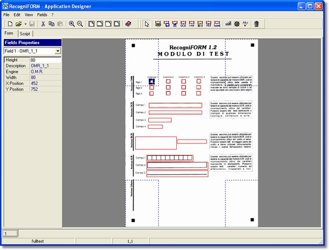 RecogniForm Application Designer